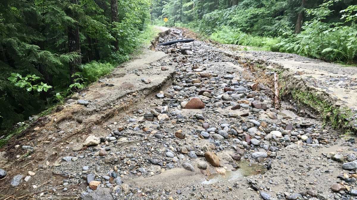 Slideshow: Damage from flash flooding in New Hampshire