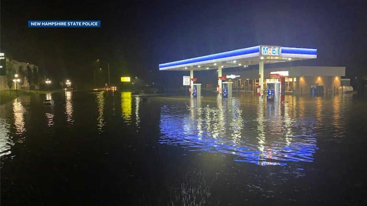 Slideshow: Damage from flash flooding in New Hampshire