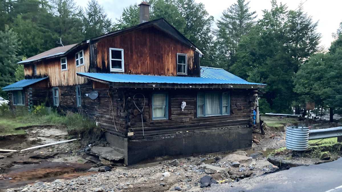 Slideshow: Damage from flash flooding in New Hampshire