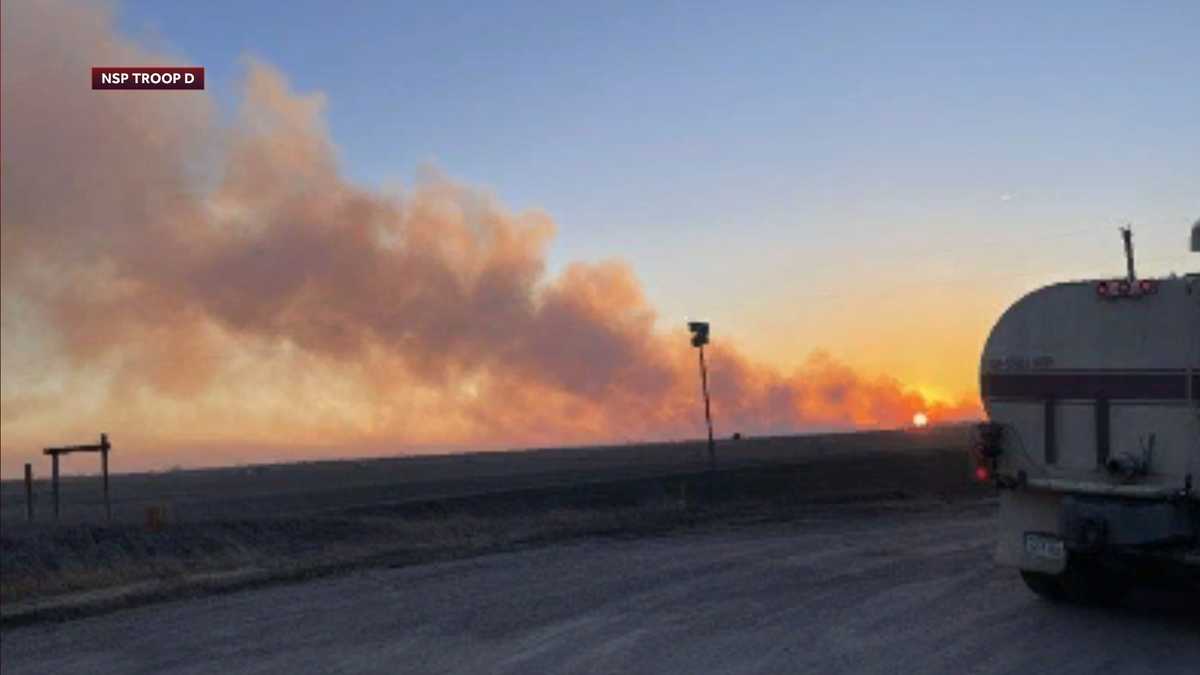 Nebraska governor declares disaster as wildfire near North Platte ...