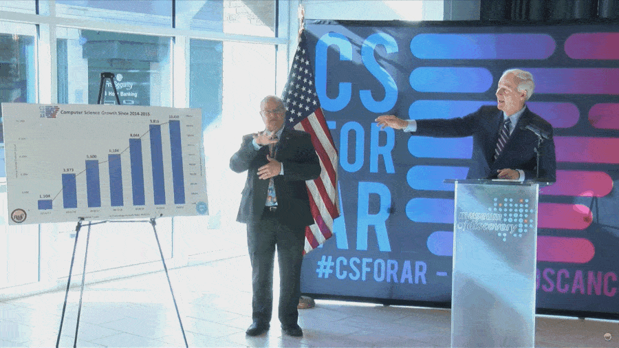 Record number of Arkansas students enrolled in computer science courses