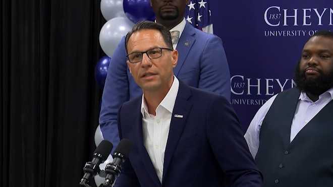 Josh Shapiro says Trump is 'nervous' to face Harris