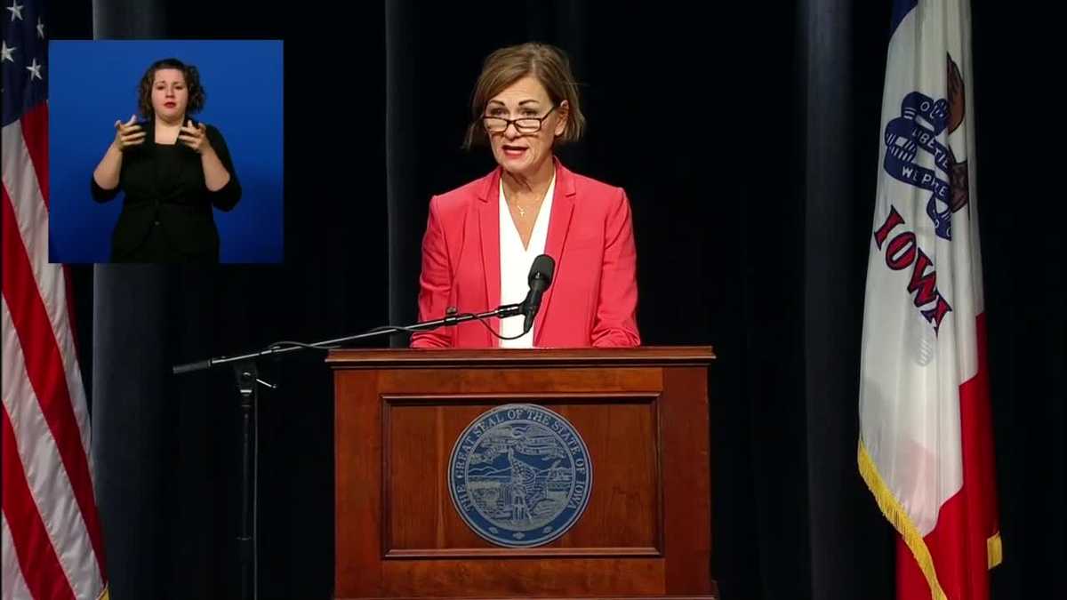 Gov. Reynolds to host news conference on coronavirus in Iowa