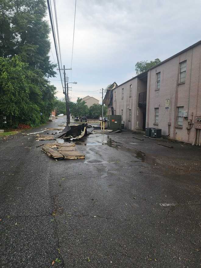 Pop-up storms cause damage at the University of Alabama