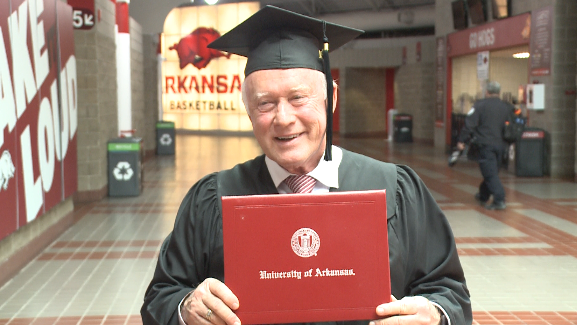 University of Arkansas student graduates 50 years after starting college
