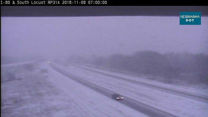 Snow already in eastern Nebraska
