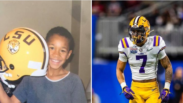 LSU safety Grant Delpit will accomplish dream by playing in national ...