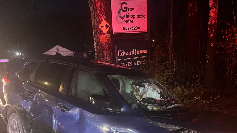 Gorham man avoids serious injuries after causing crash involving two ...