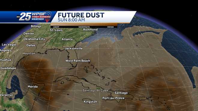 First big plume of Saharan Dust is on the way