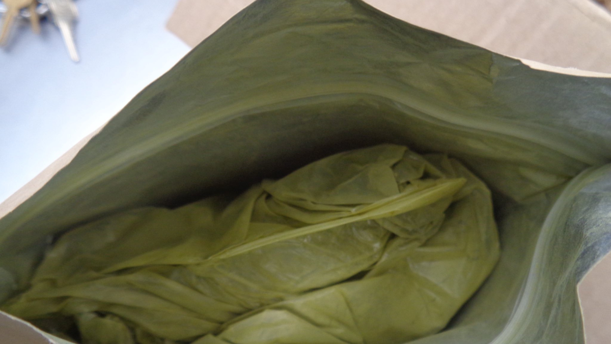 Cincinnati CBP officers seize 14 pounds of green cocaine from matcha bags