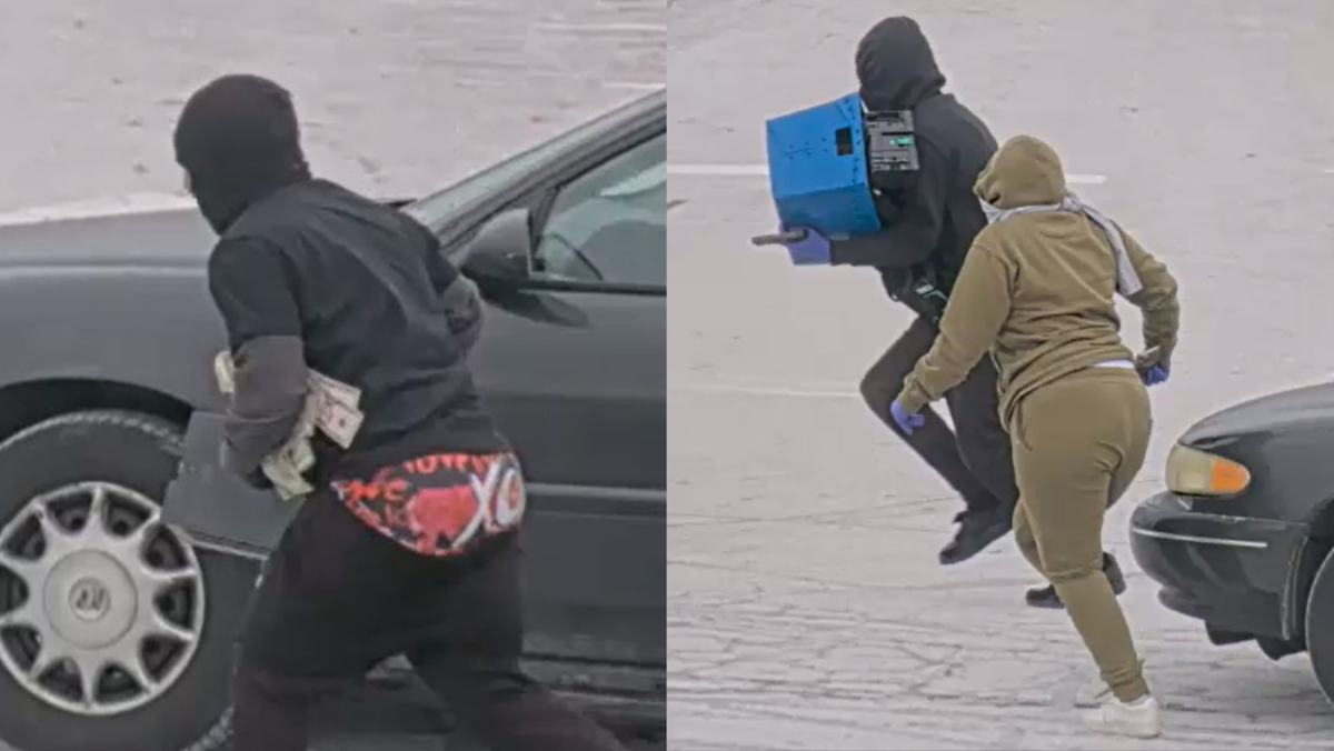 Suspects flee with cash, gun after ATM robbery on Cincinnati's west side