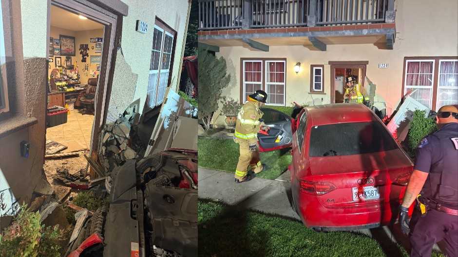 Man arrested after greenfield DUI hit-and-run crash into house