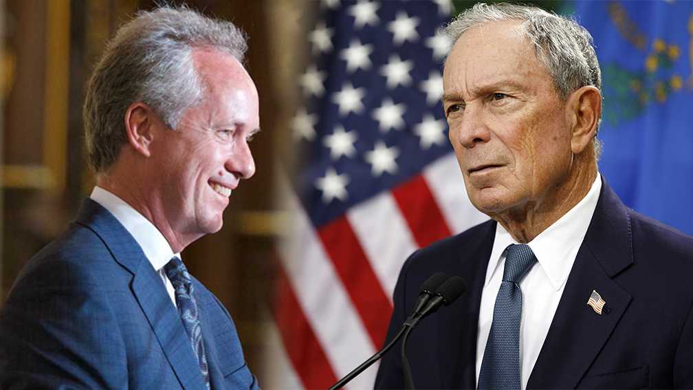 Louisville Mayor Greg Fischer endorses Michael Bloomberg's presidential run