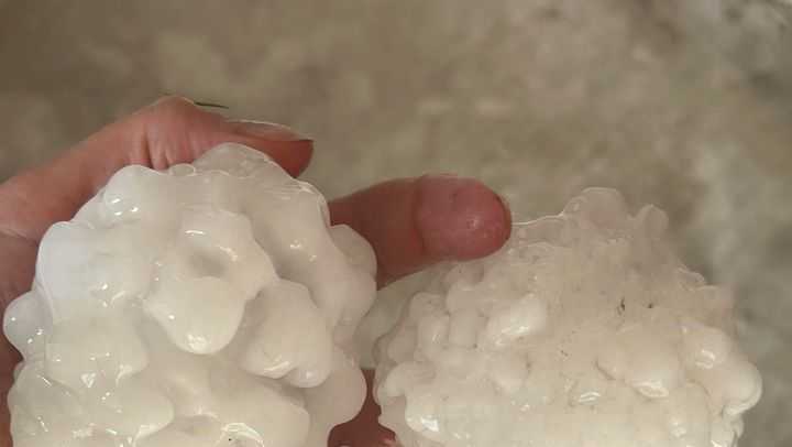 GALLERY: Severe storms drop large hail across Oklahoma