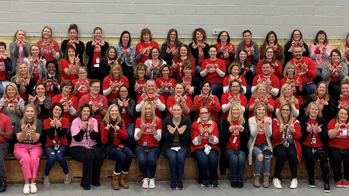 PHOTOS: Fairfield West Elementary sends principal fighting cancer off ...