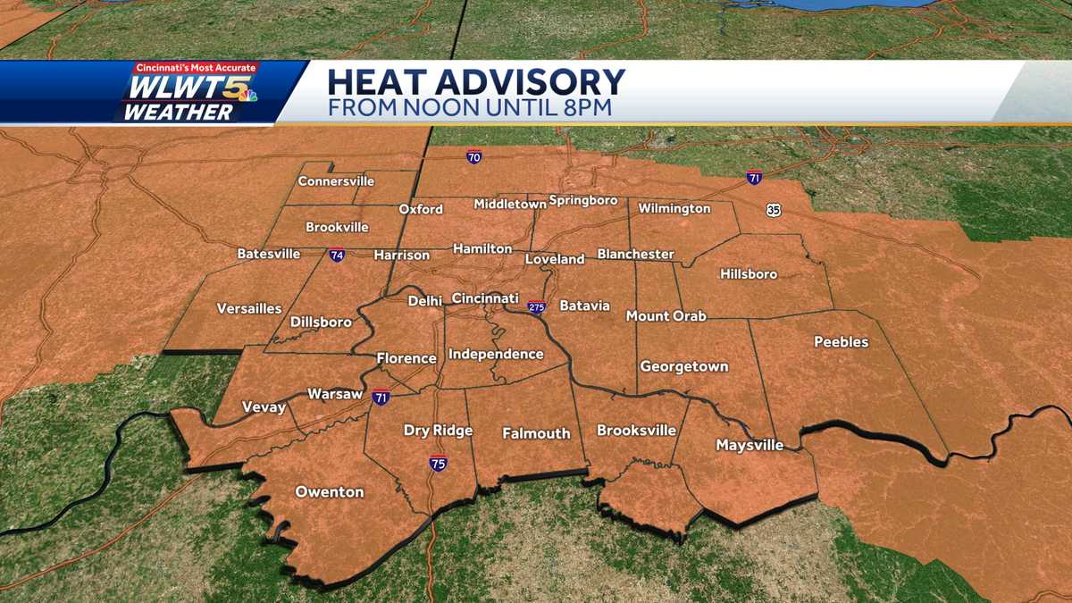 Weather impact day: High heat, triple-digit heat indices, and rounds of ...