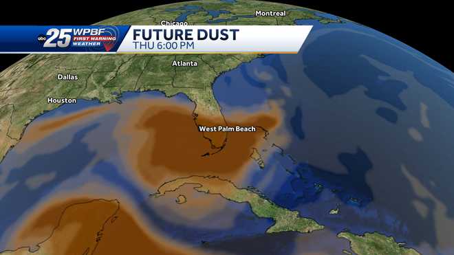 Saharan Dust is here in South Florida