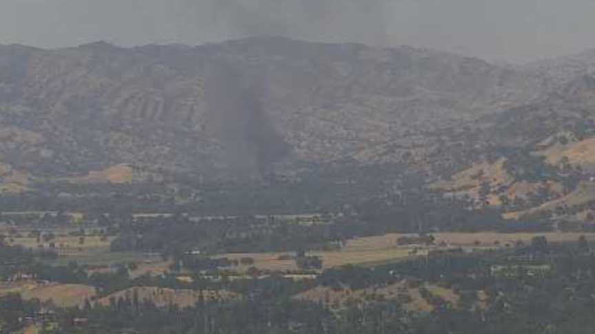 Brehme Fire burns multiple vehicles and grass in Solano County