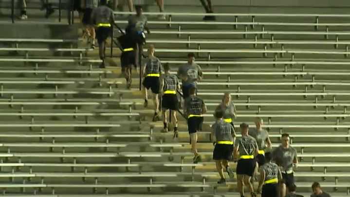 GSU ROTC Cadets participate in 9/11 memorial stair climb