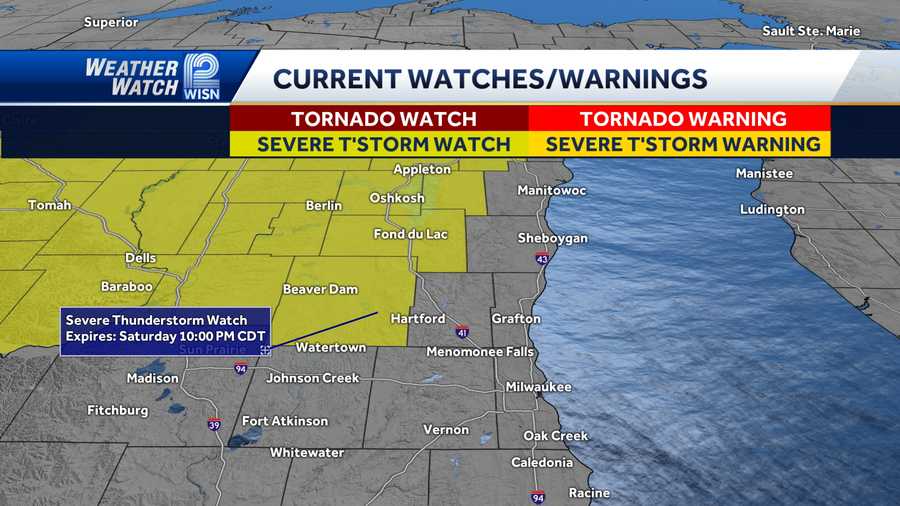 Severe thunderstorm watches expired for Milwaukee, Waukesha, and other ...