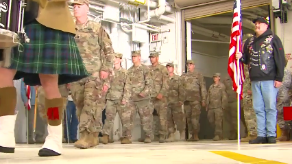 National Guard soldiers reunite with families after nearly a year away