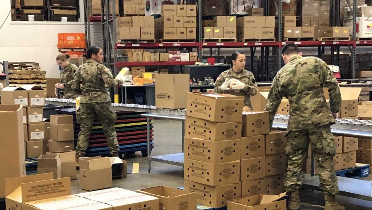 Pennsylvania National Guard helping local food bank