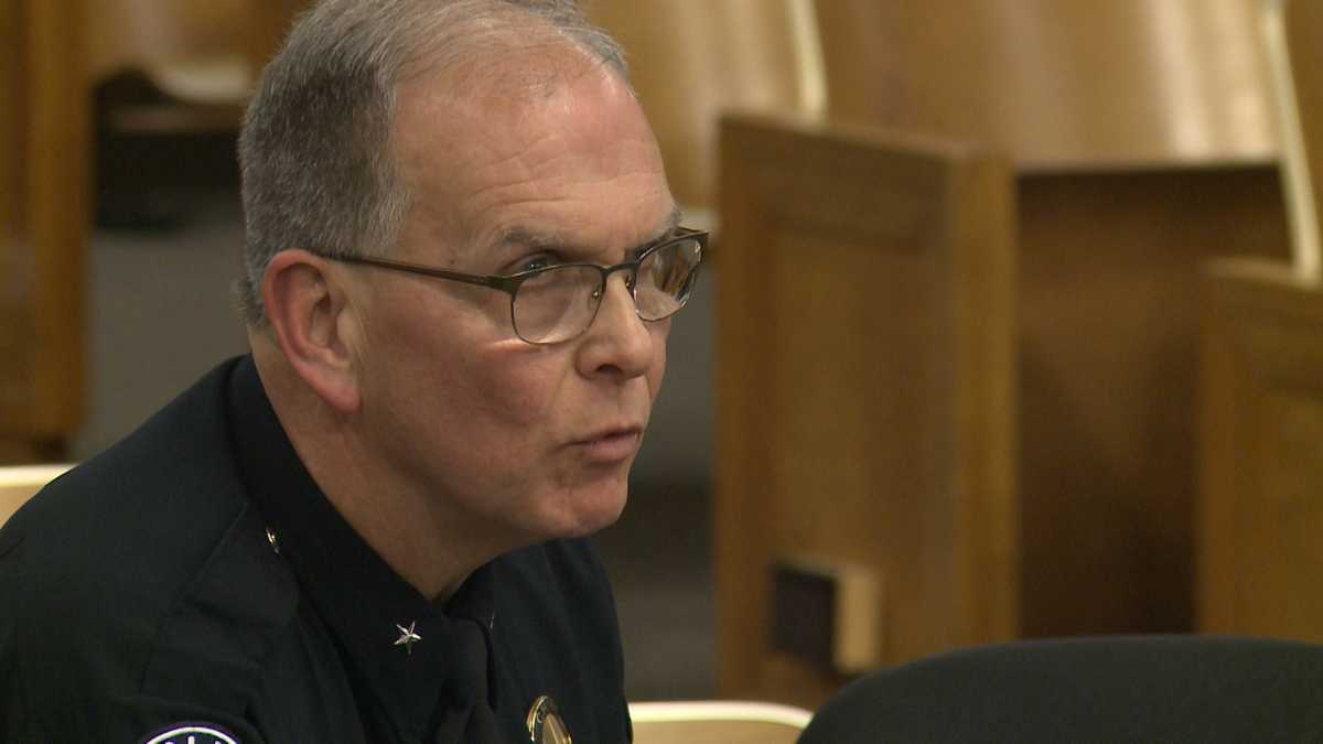 LMPD Chief Steve Conrad addresses Metro Council on possible budget cuts LMPD Chief Steve Conrad addresses Metro Council on possible budget cuts