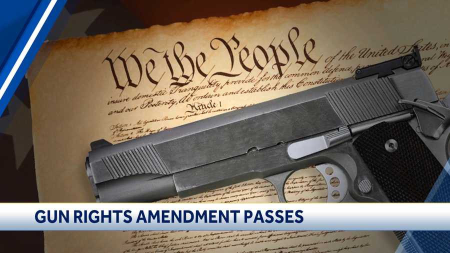 Iowa 'strict scrutiny' gun rights amendment passes
