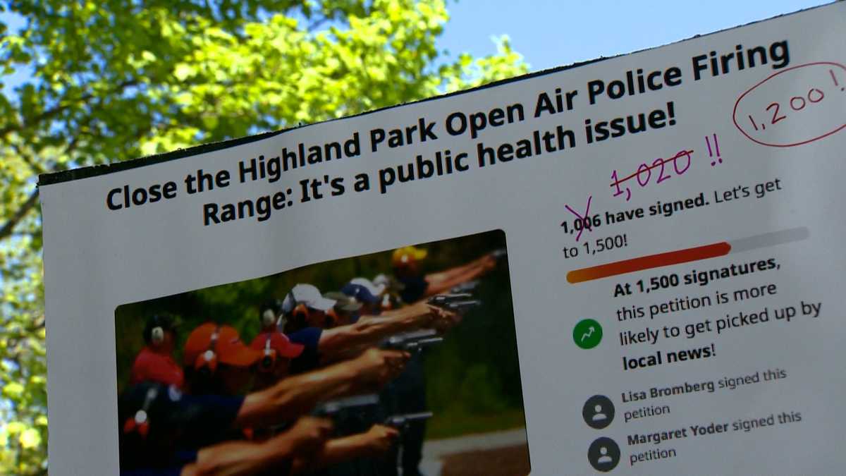 Highland Park gun range subject of petition to shut it down