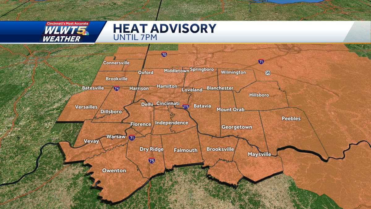 Heat continues: Muggy air lingers before cold front brings storm chances