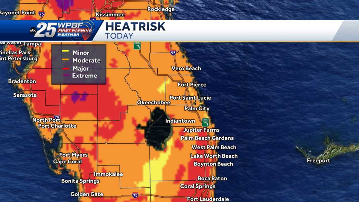 Heat advisory in effect for South Florida Sunday