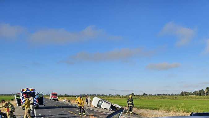 Highway 113 in Sutter County closed following crash, CHP says