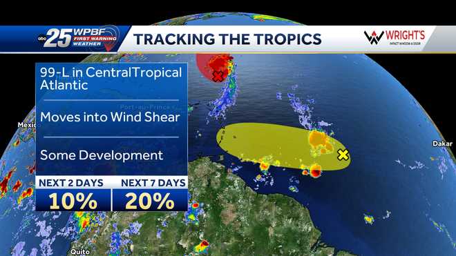 Two areas in tropical Atlantic being monitored by National Hurricane Center