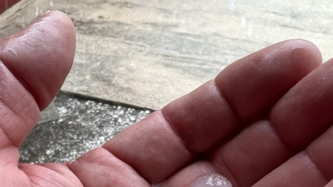 Gallery: Severe storms down tress and produce hail across South Florida