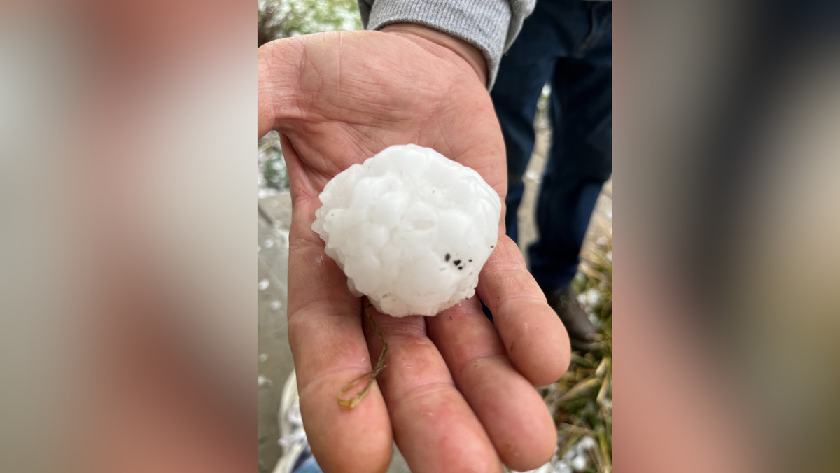 LOOK: Severe storms bring golf-ball sized hail to southeast Indiana, NKY