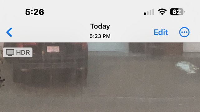 Hail up to the size of a baseball fell in the metro