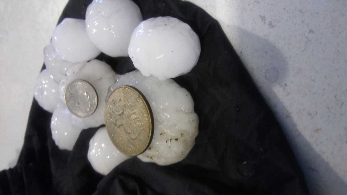 Viewer photos: Summer hail storm