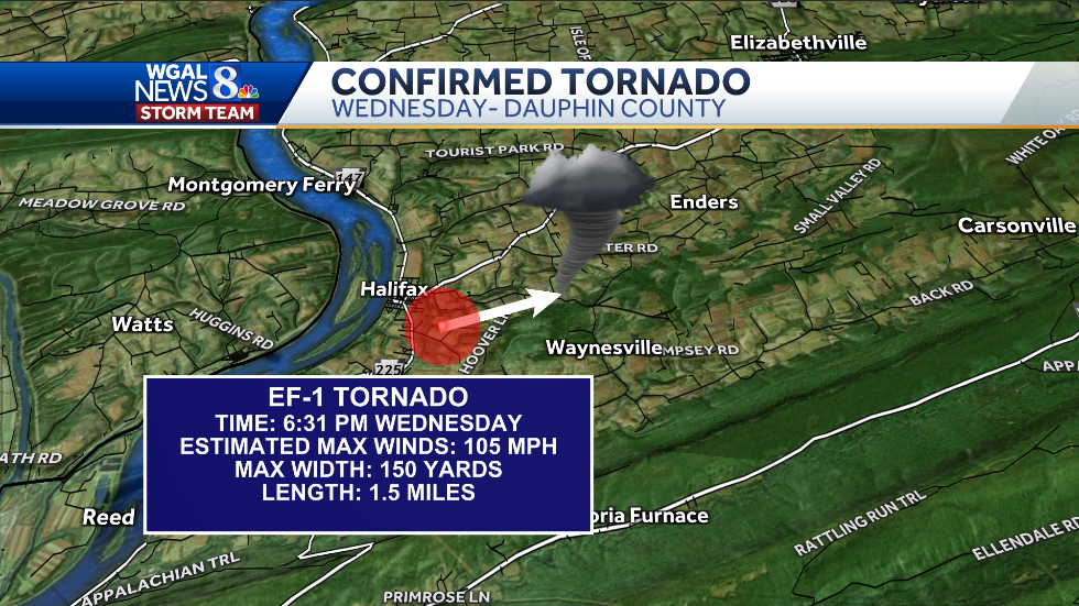 EF1 tornado confirmed in Halifax EF1 tornado confirmed in Halifax
