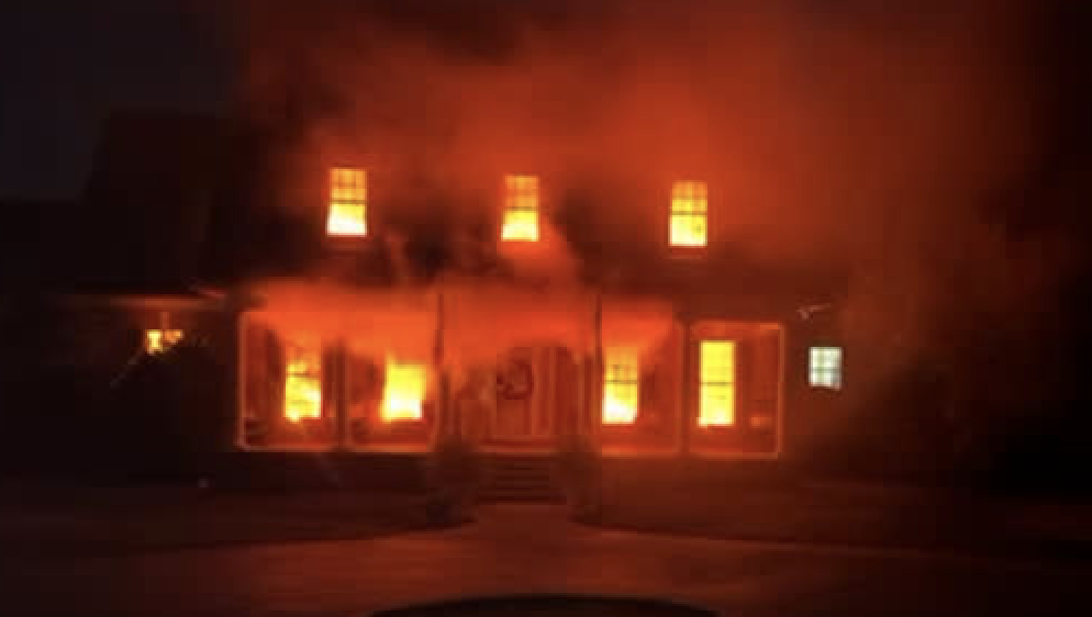 'House on fire': Halloween display goes viral