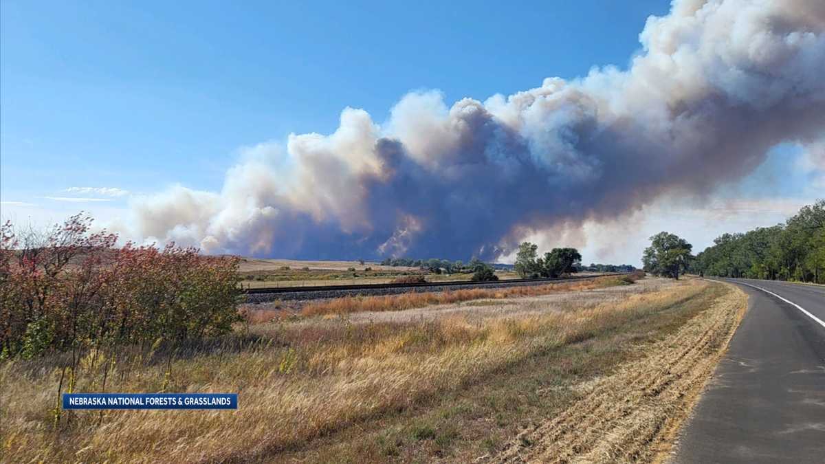 Fire shuts down highway, forces evacuations in Central Nebraska