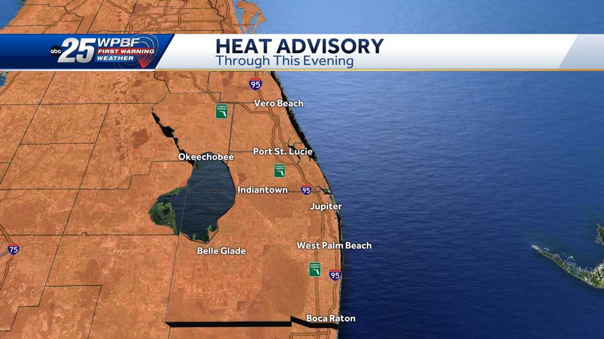 Heat advisories across South Florida