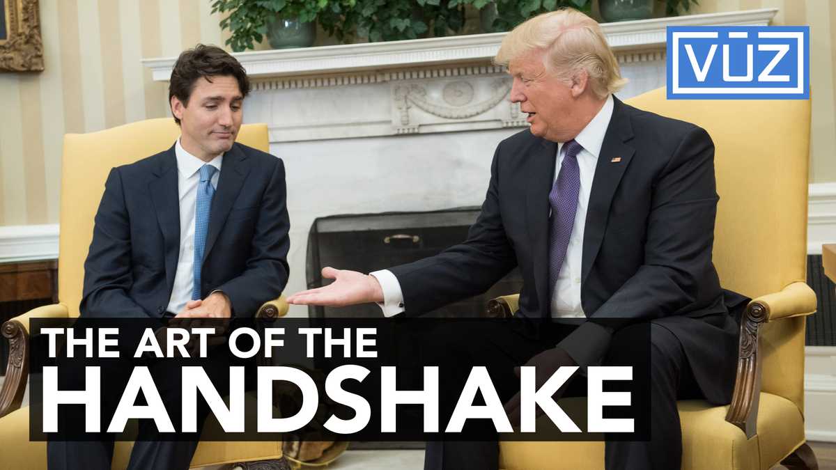 President Trump’s handshakes are causing quite the disruption online