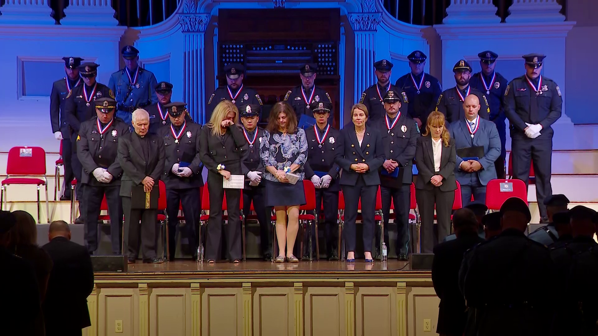 Dozens of Mass. officers honored for their bravery with Hanna Awards