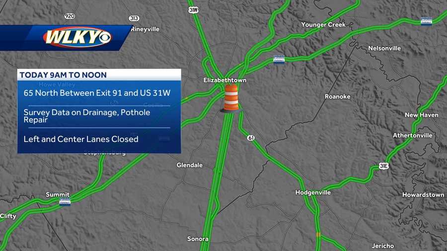 Look out for road work on Interstate 65 in Hardin County