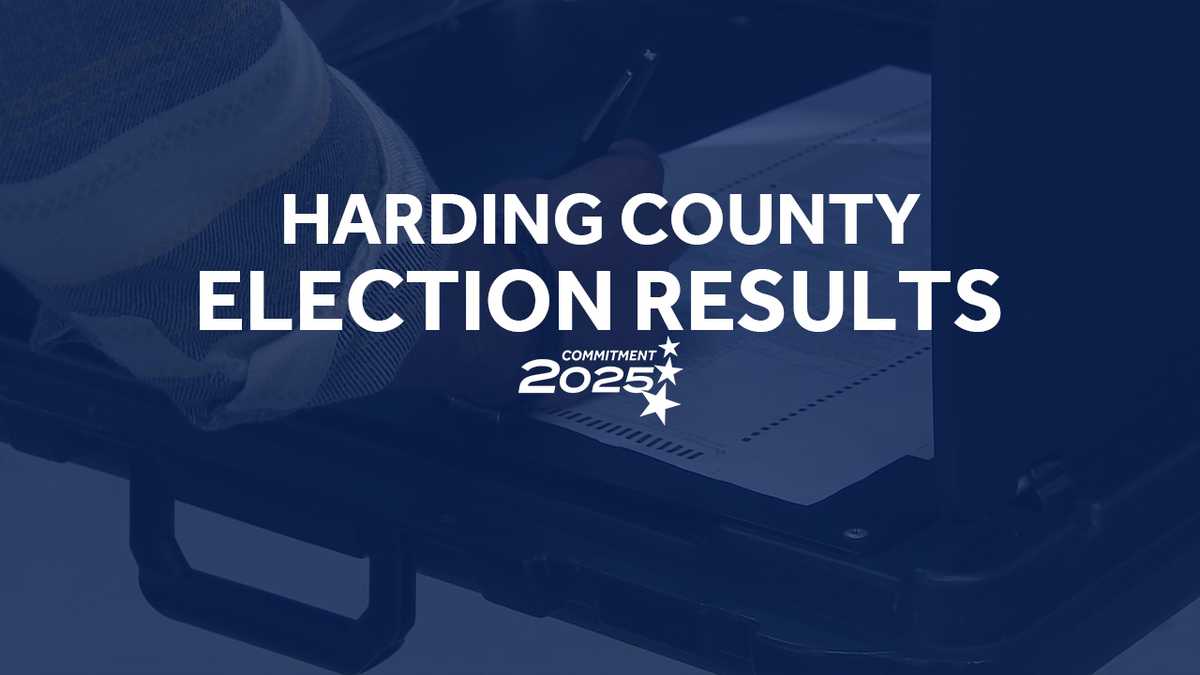 Harding County Election Results 2025