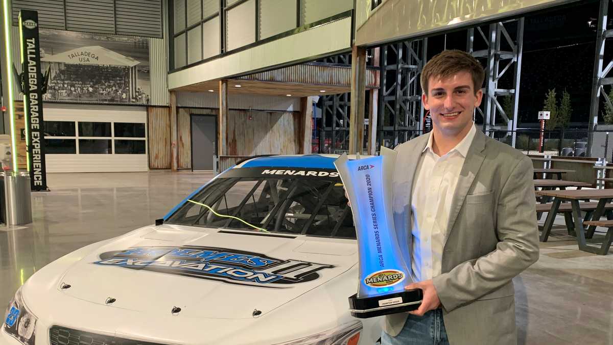 ARCA champion Bret Holmes honored at Talladega Superspeedway