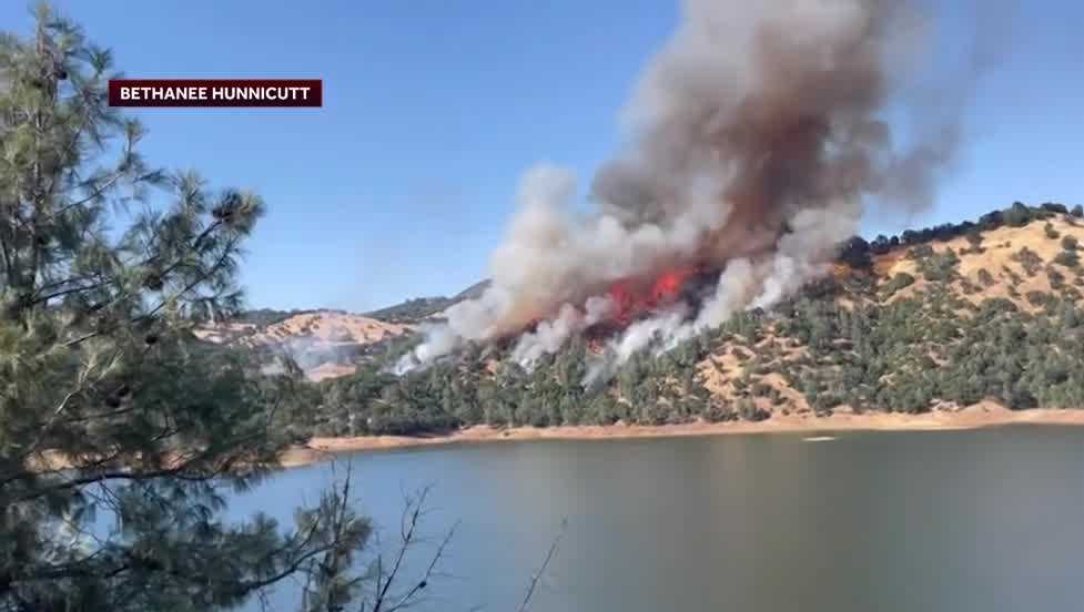 Harney Fire: Crews battle vegetation fire in Tuolumne County ...