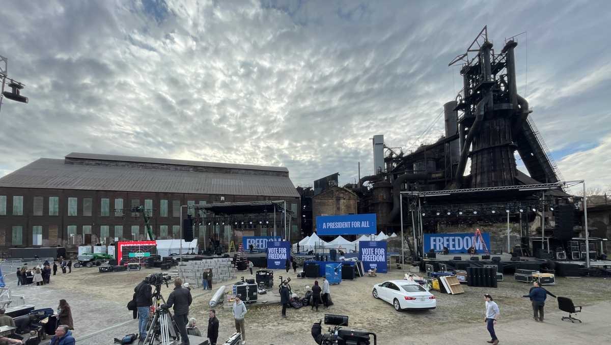 Harris campaign moves rally from Point State Park after area deemed ...