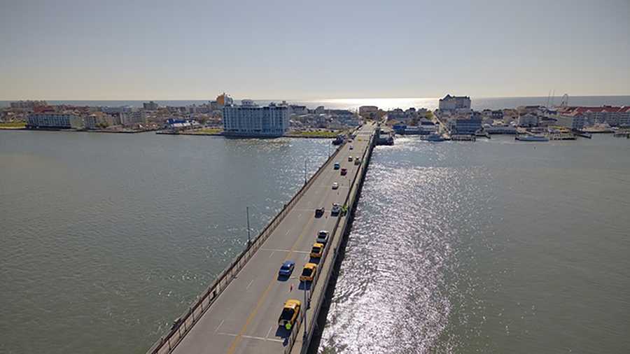 Repair work means lane closures on Ocean City bridge