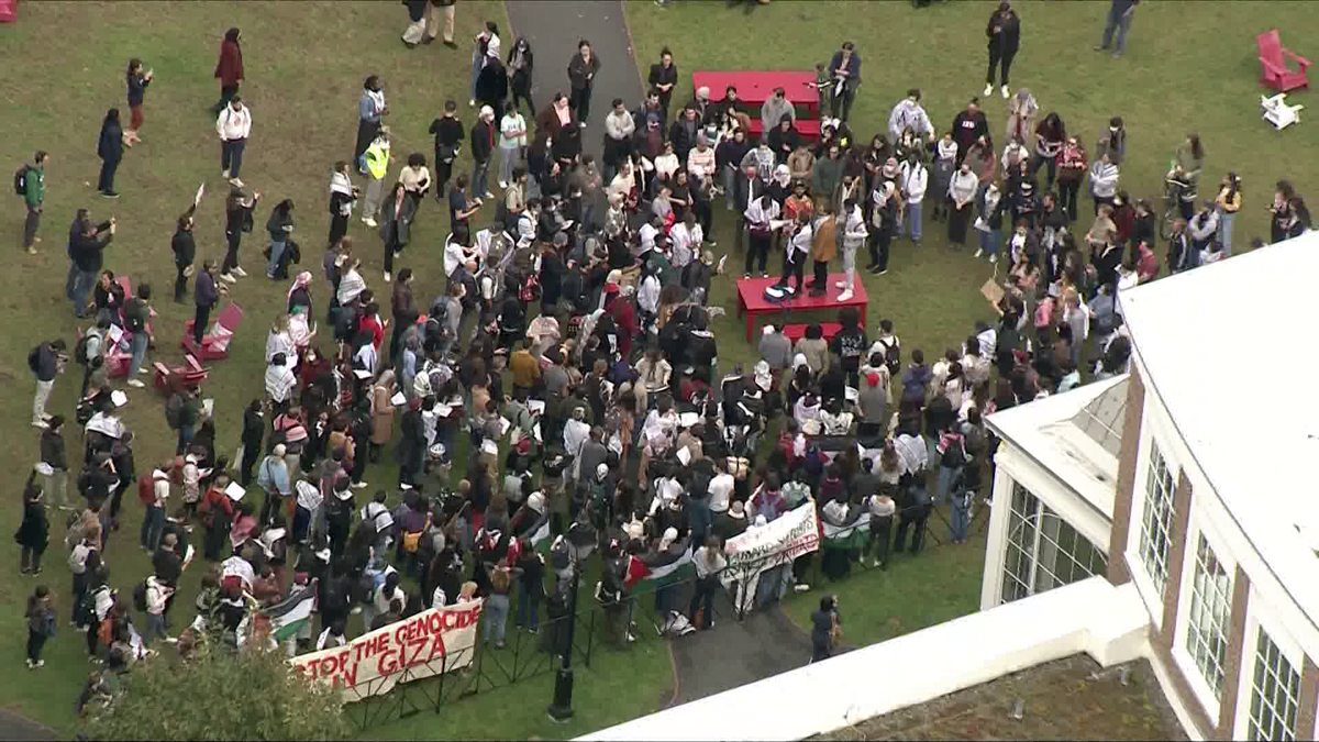 Competing protests about Israel, Gaza return to Harvard campus